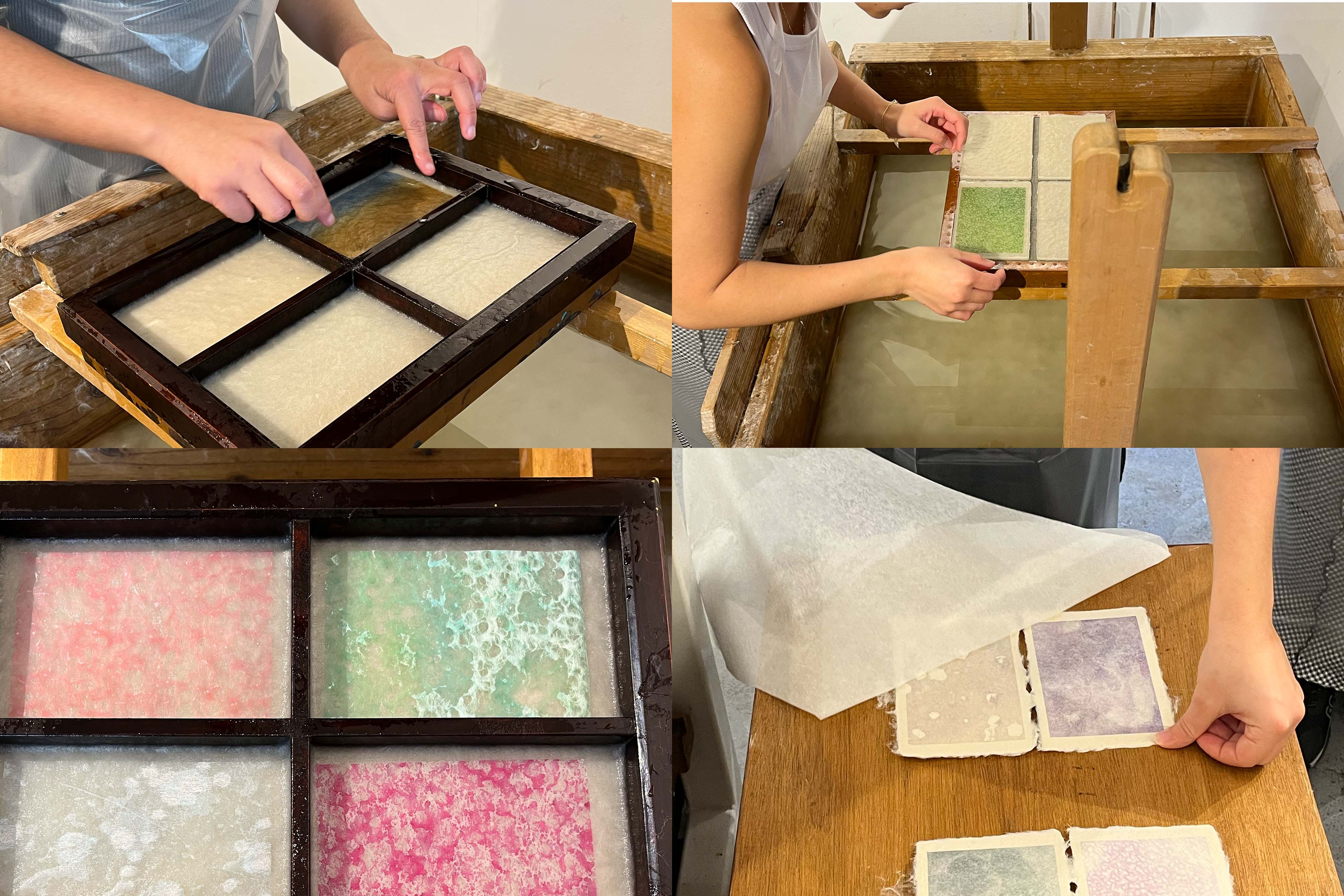 Handmade paper experience/workshop – watashino